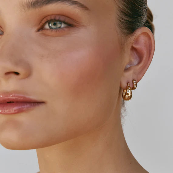 STARBURST FLARED HOOPS - DEPARTMENT ON BEAUFORT