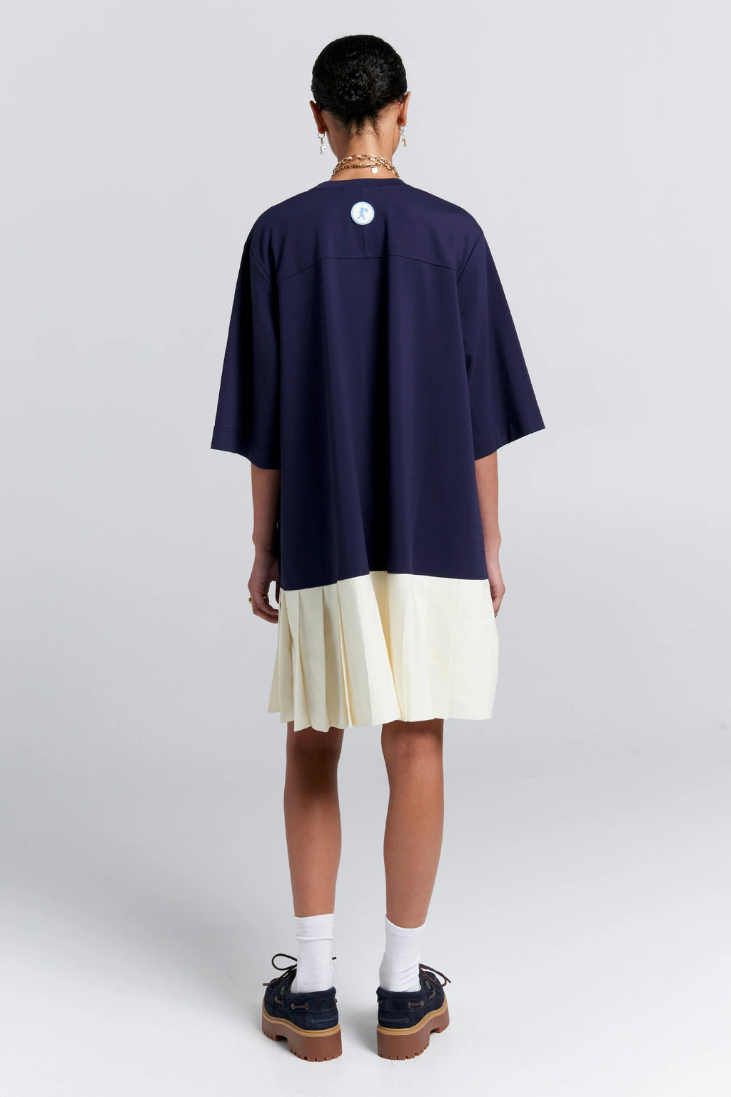 Rally Dress Navy/Cream – DEPARTMENT ON BEAUFORT